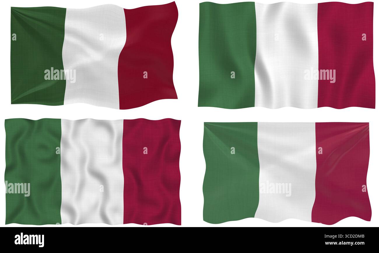 Southern italy flag Cut Out Stock Images & Pictures - Alamy