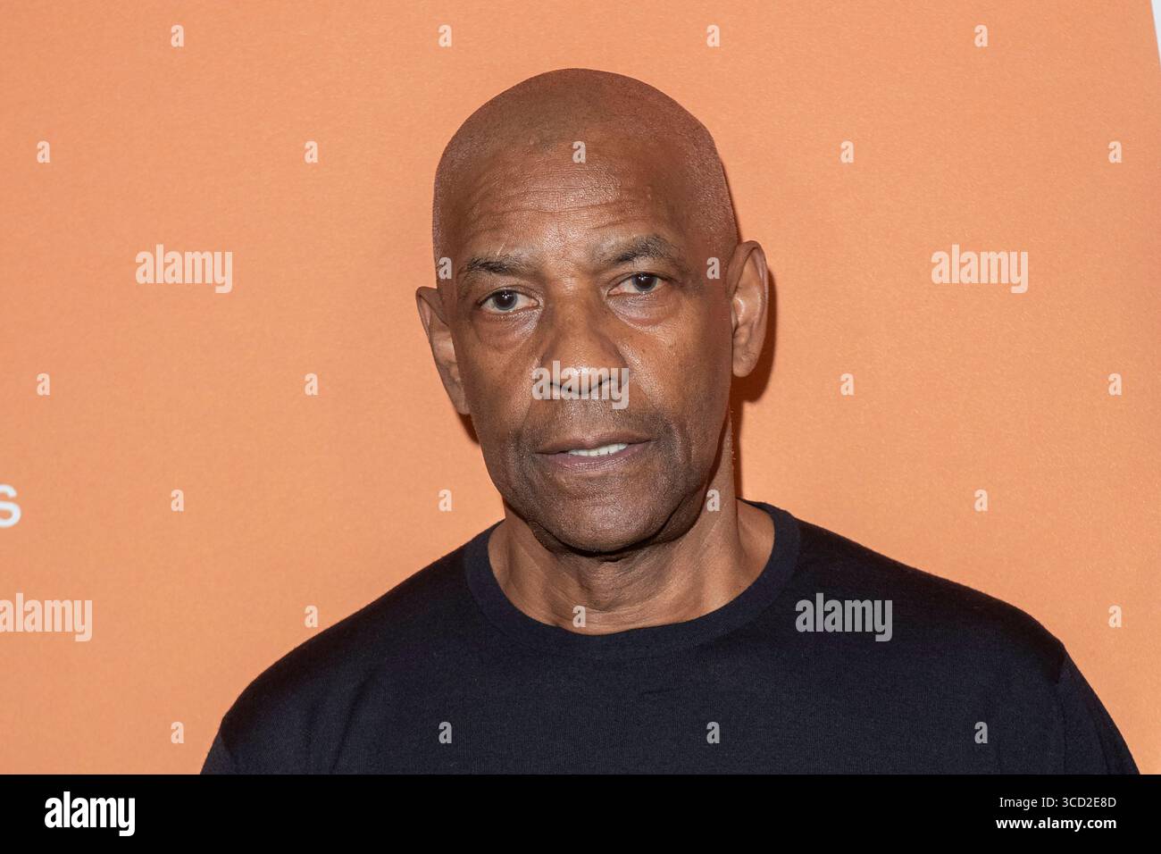 Denzel Washington attends the "Highest 2 Lowest" New York Premiere at ...