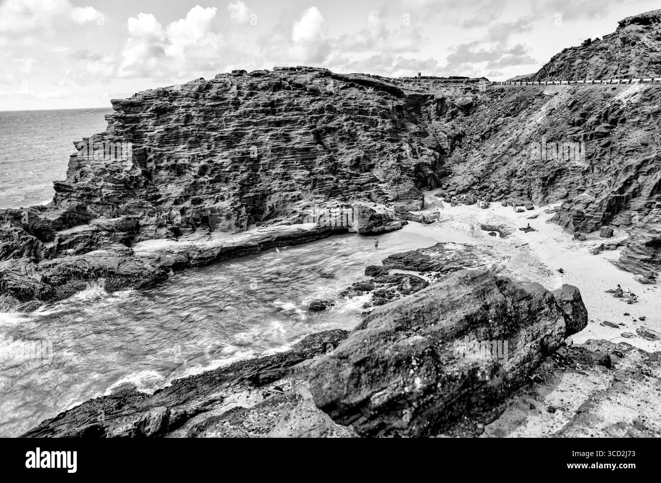 Volcanic formations hawaii Black and White Stock Photos & Images - Alamy