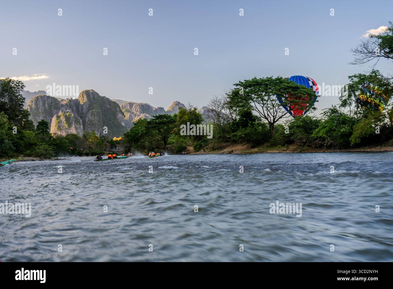 Adventure Tubing and Hot Air Ballooning on the Nam Song River with ...