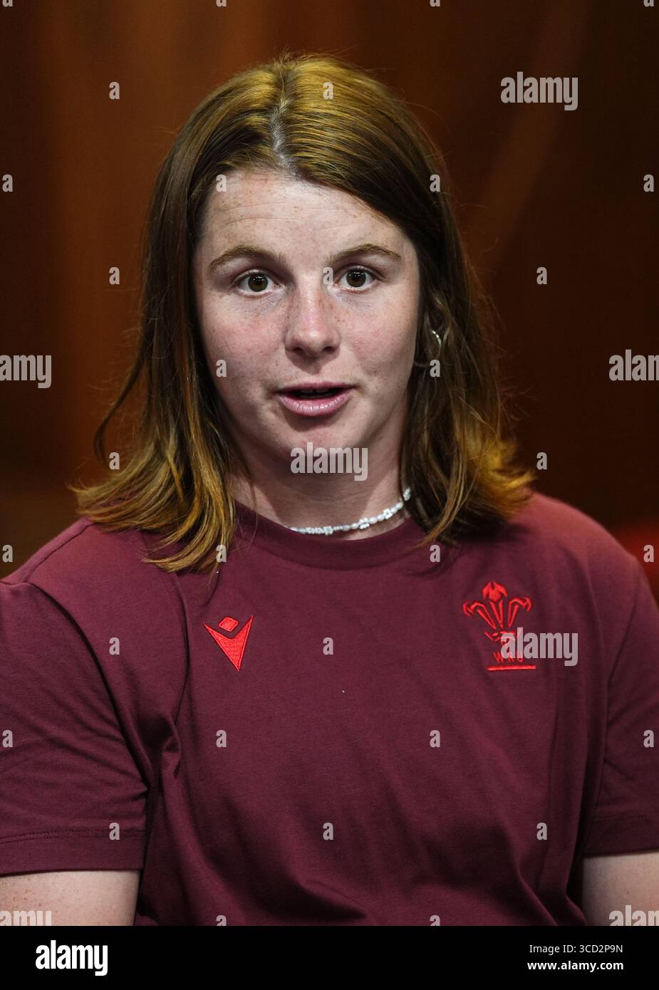 Wales co-captain Kate Williams during a press conference at Cardiff ...