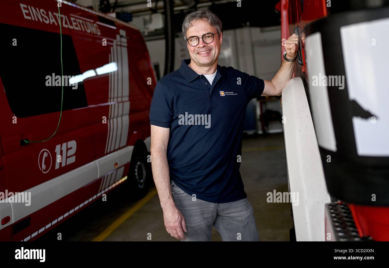 PRODUCTION - 11 August 2025, Berlin: Christian Leppler, regional pastor for emergency pastoral ...