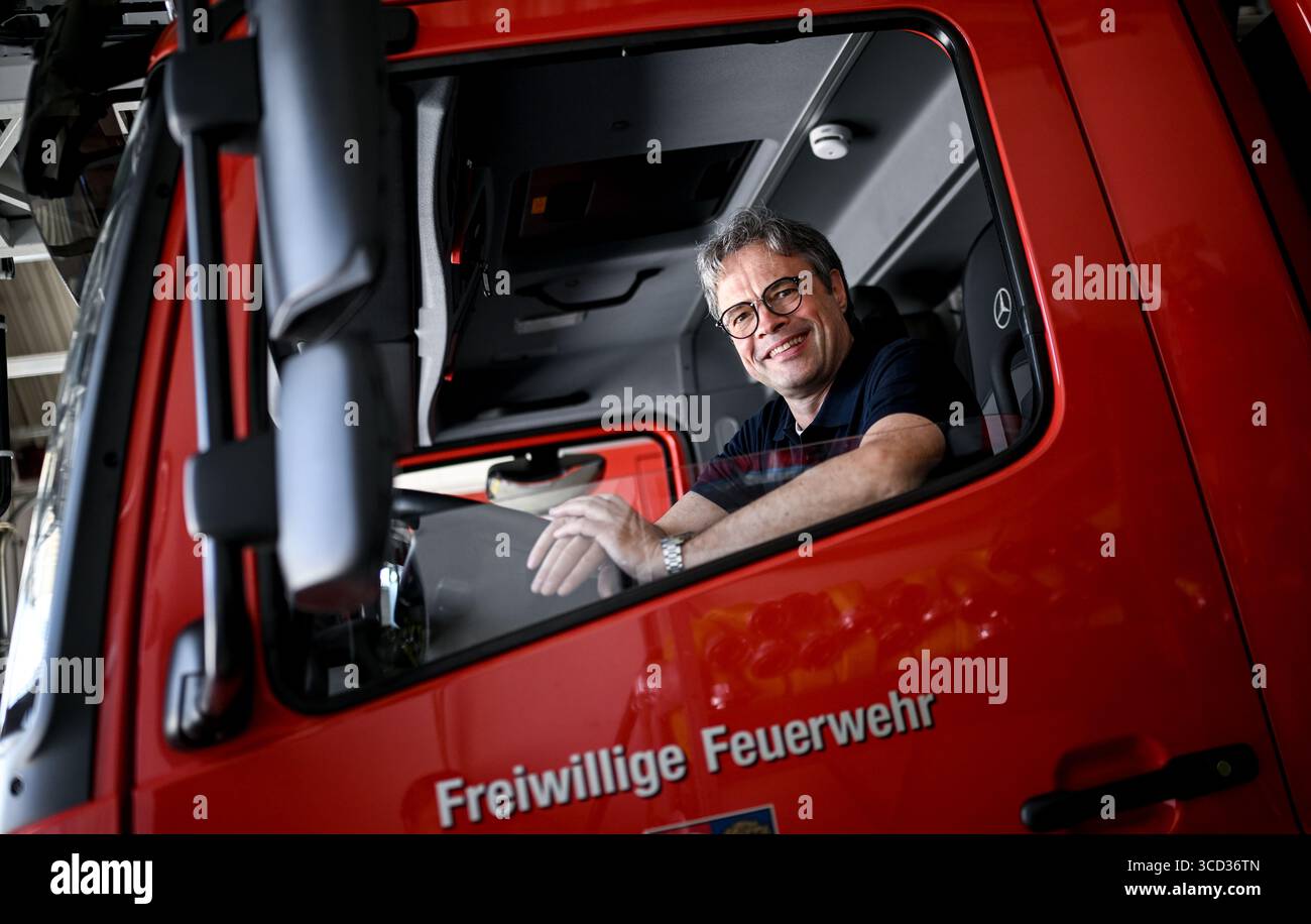 PRODUCTION - 11 August 2025, Berlin: Christian Leppler, regional pastor for emergency pastoral ...