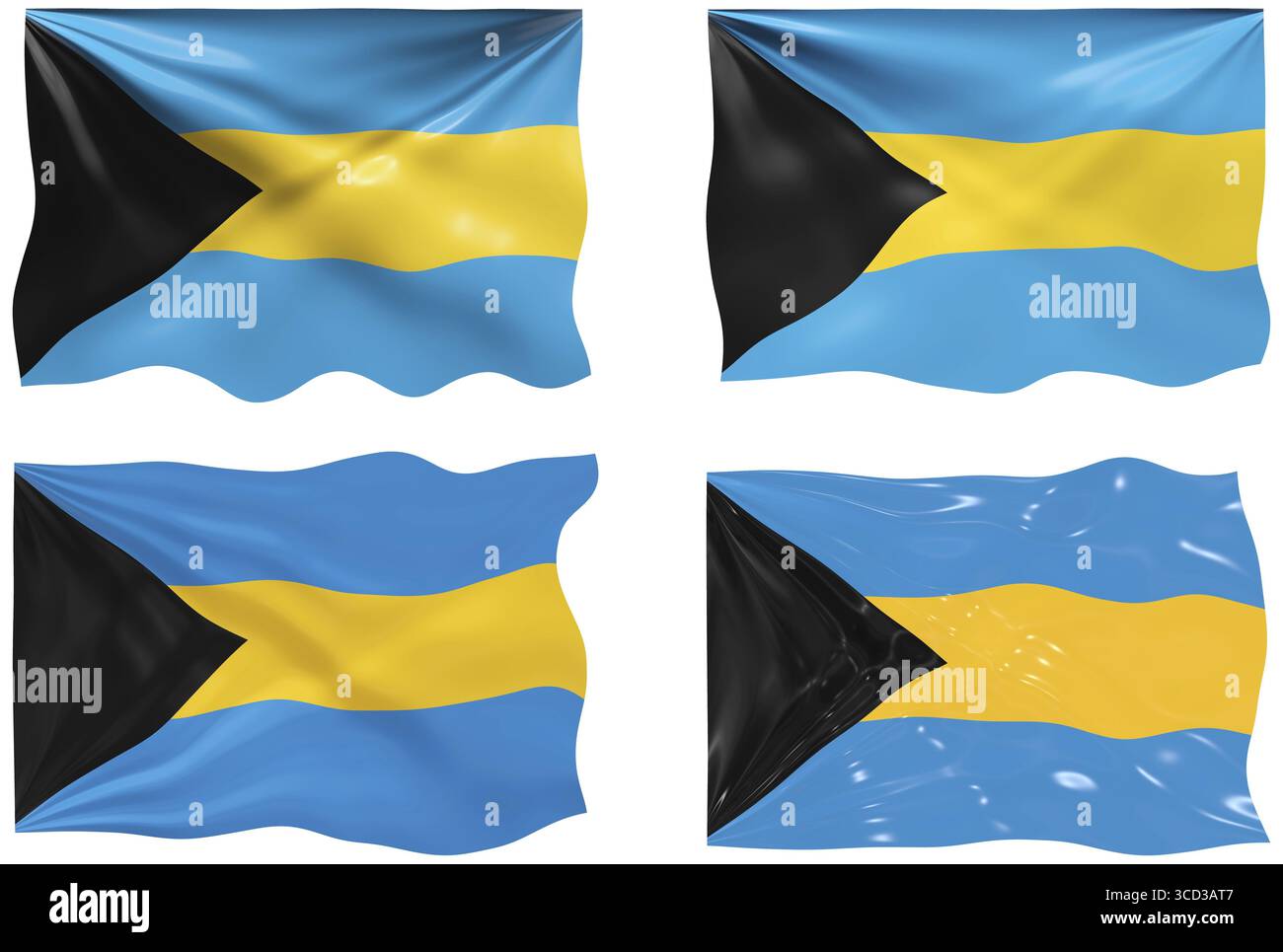 Bahamas flag picture Cut Out Stock Images & Pictures - Alamy