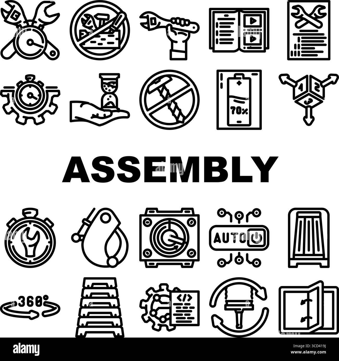 Assembly testing Black and White Stock Photos & Images - Alamy