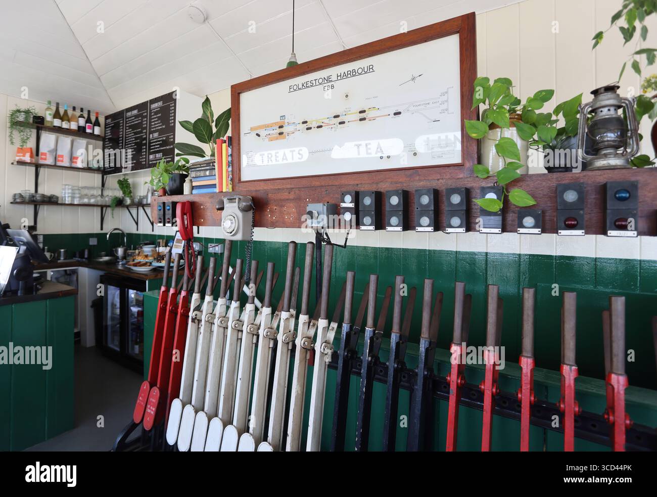 SIP at the Signal Box, converted retro cafe from Folkestone's old ...