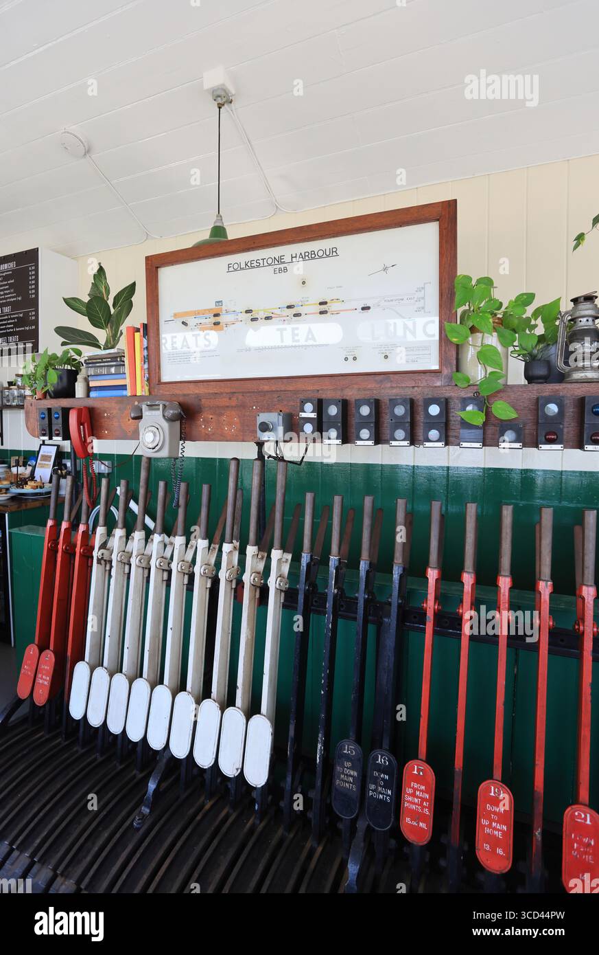 SIP at the Signal Box, converted retro cafe from Folkestone's old ...