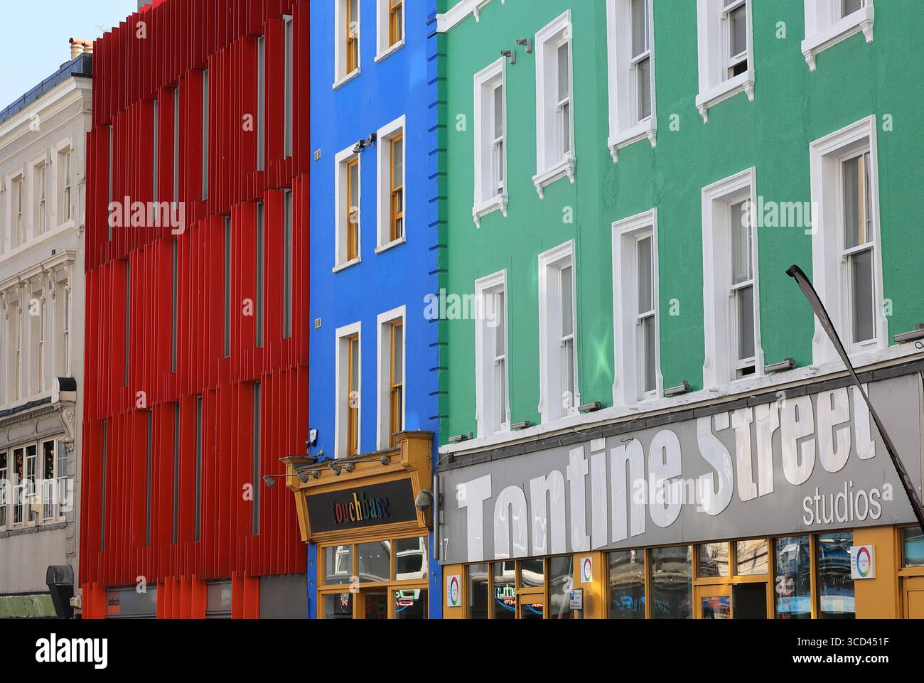 Colourful Tontine Street, part of the Creative Quarter in Folkestone ...