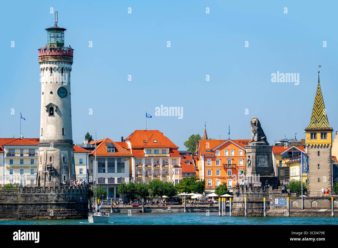 Lindau Island, Lake Constance, Bavaria, Germany - August 11, 2025 ...