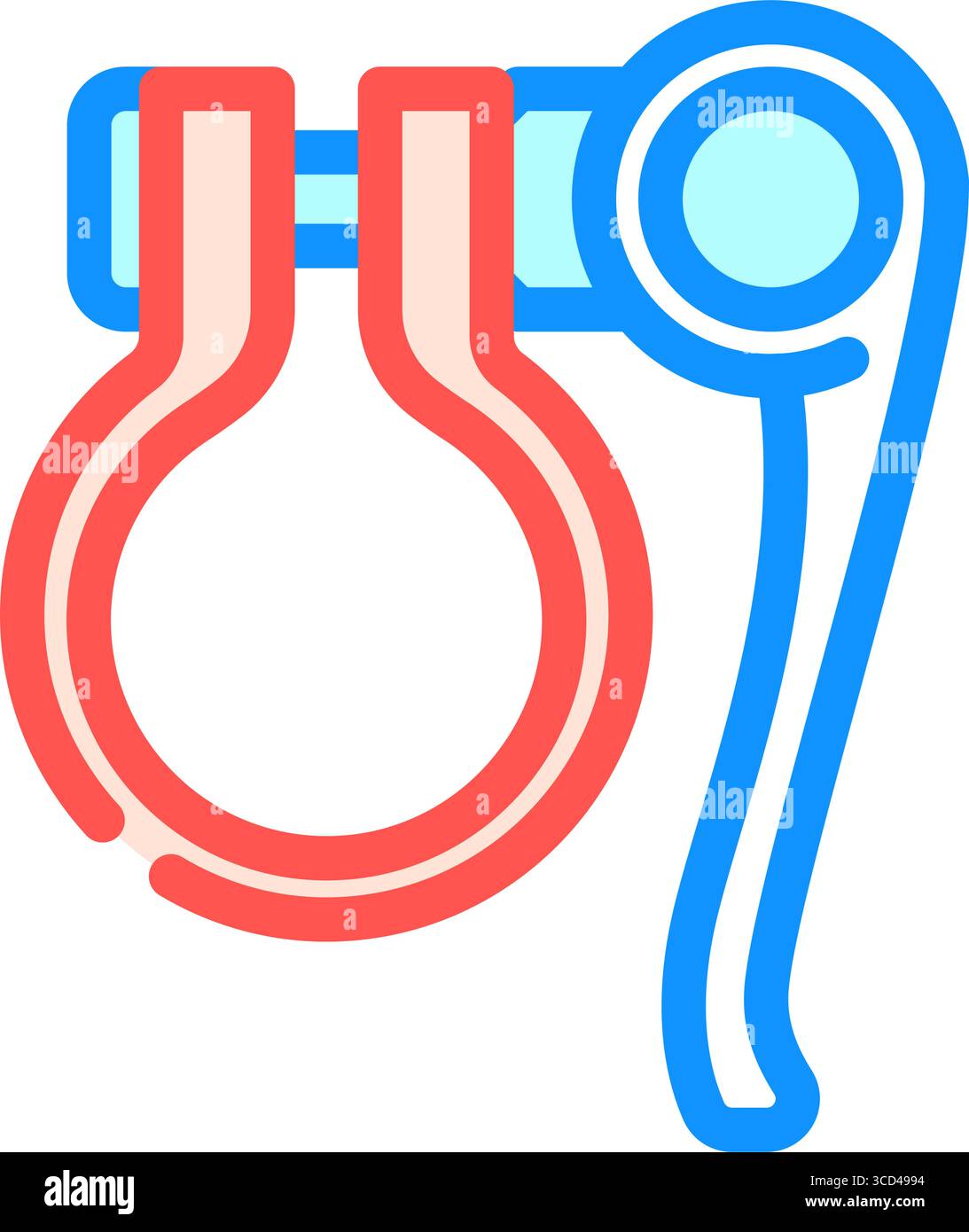 auto locking color icon vector illustration Stock Vector Image & Art ...