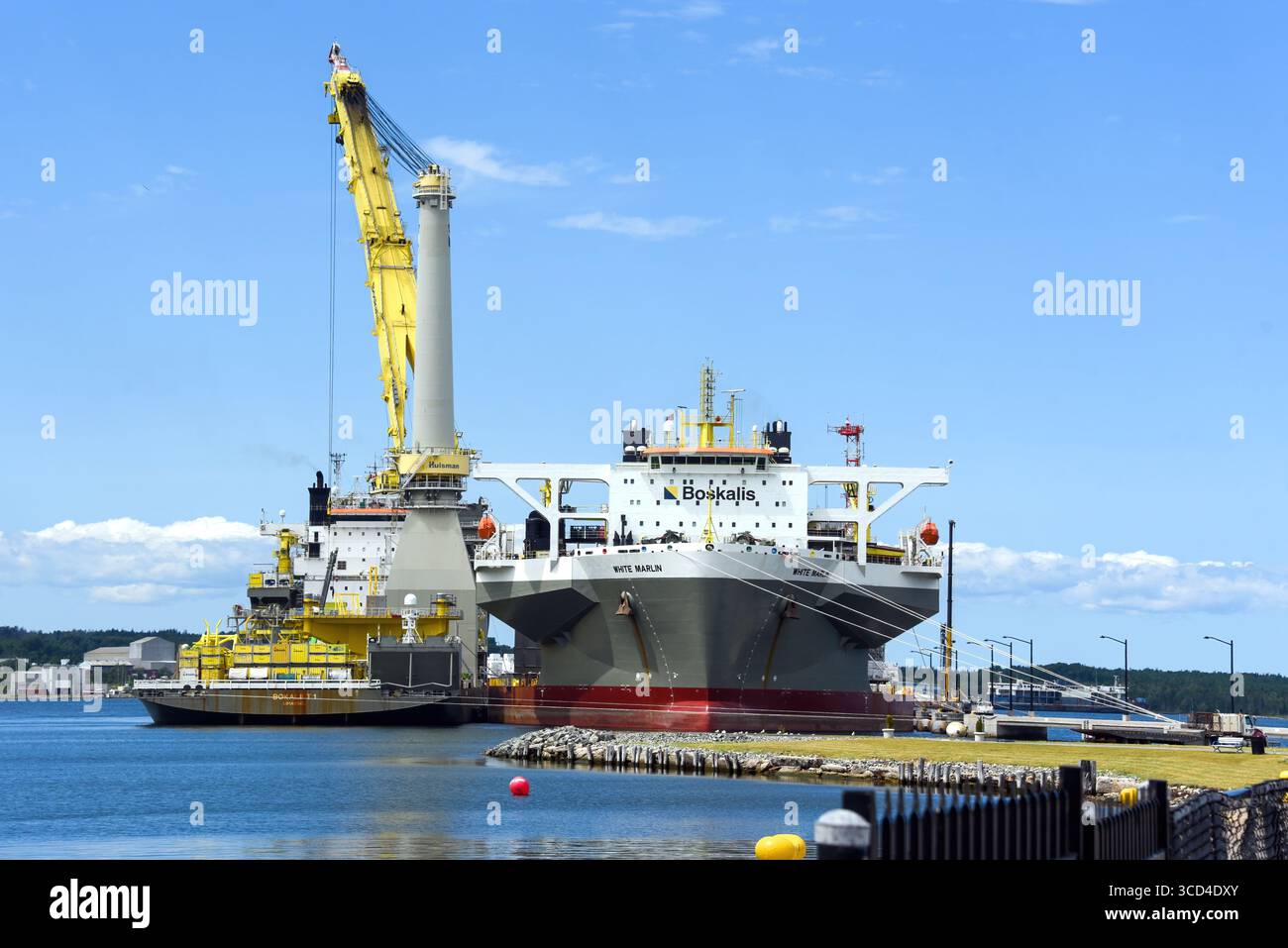 Sydney, Canada – August 1, 2025: The White Marlin, a semi-submersible ...