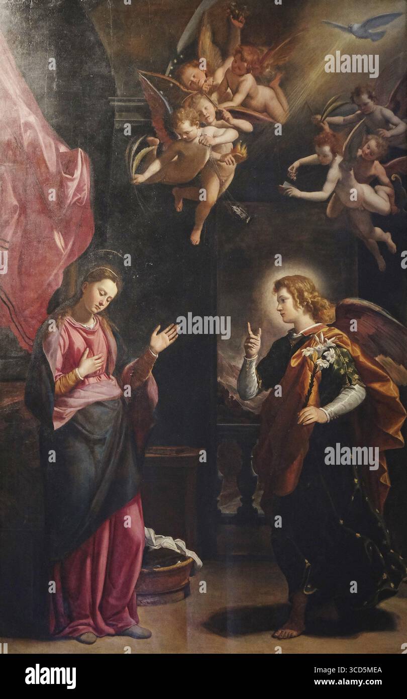 Annunciation to the Virgin Mary by Santi di Tito, Santa Maria Novella ...