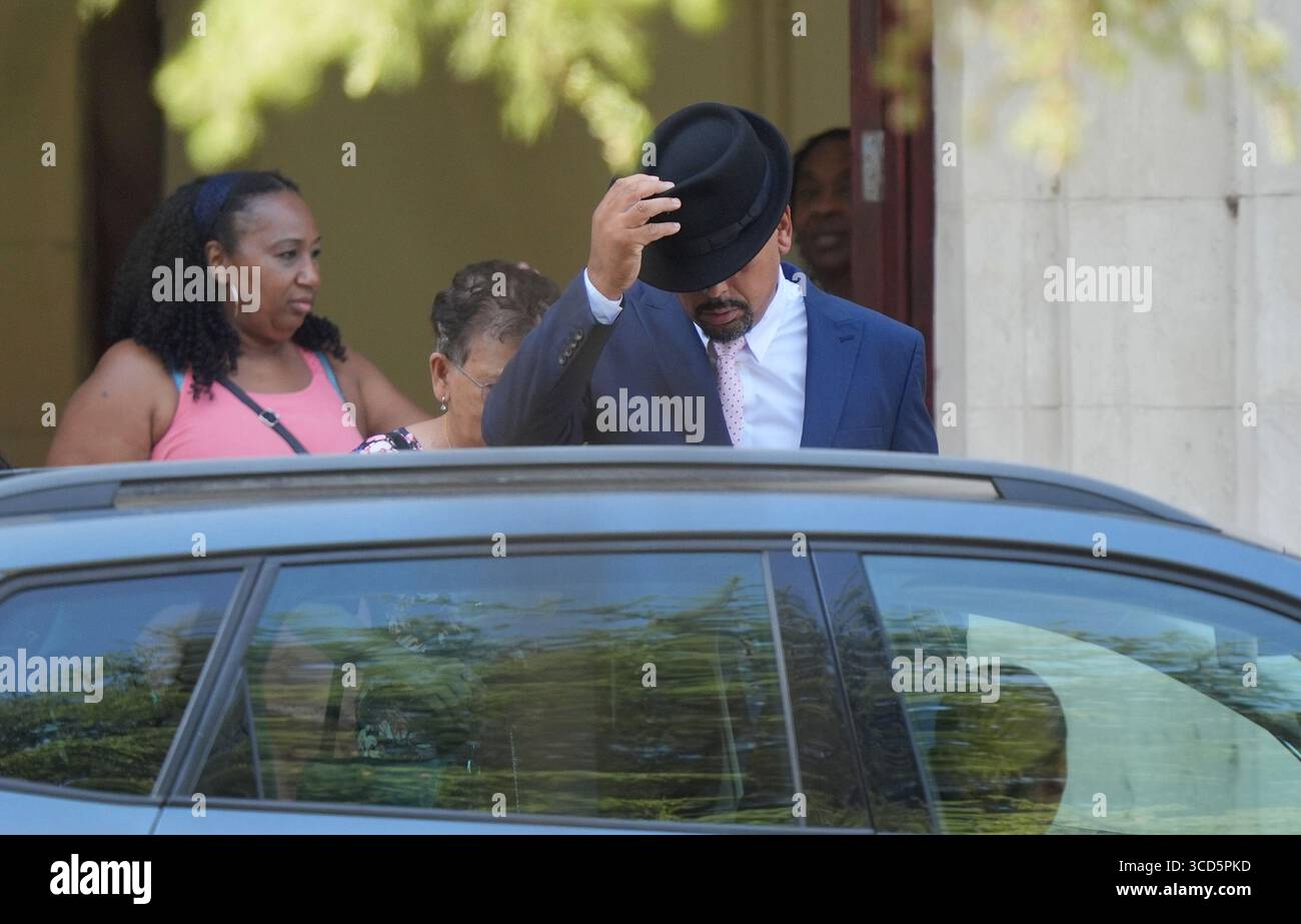 Suspended Labour councillor Ricky Jones leaves Snaresbrook Crown Court ...