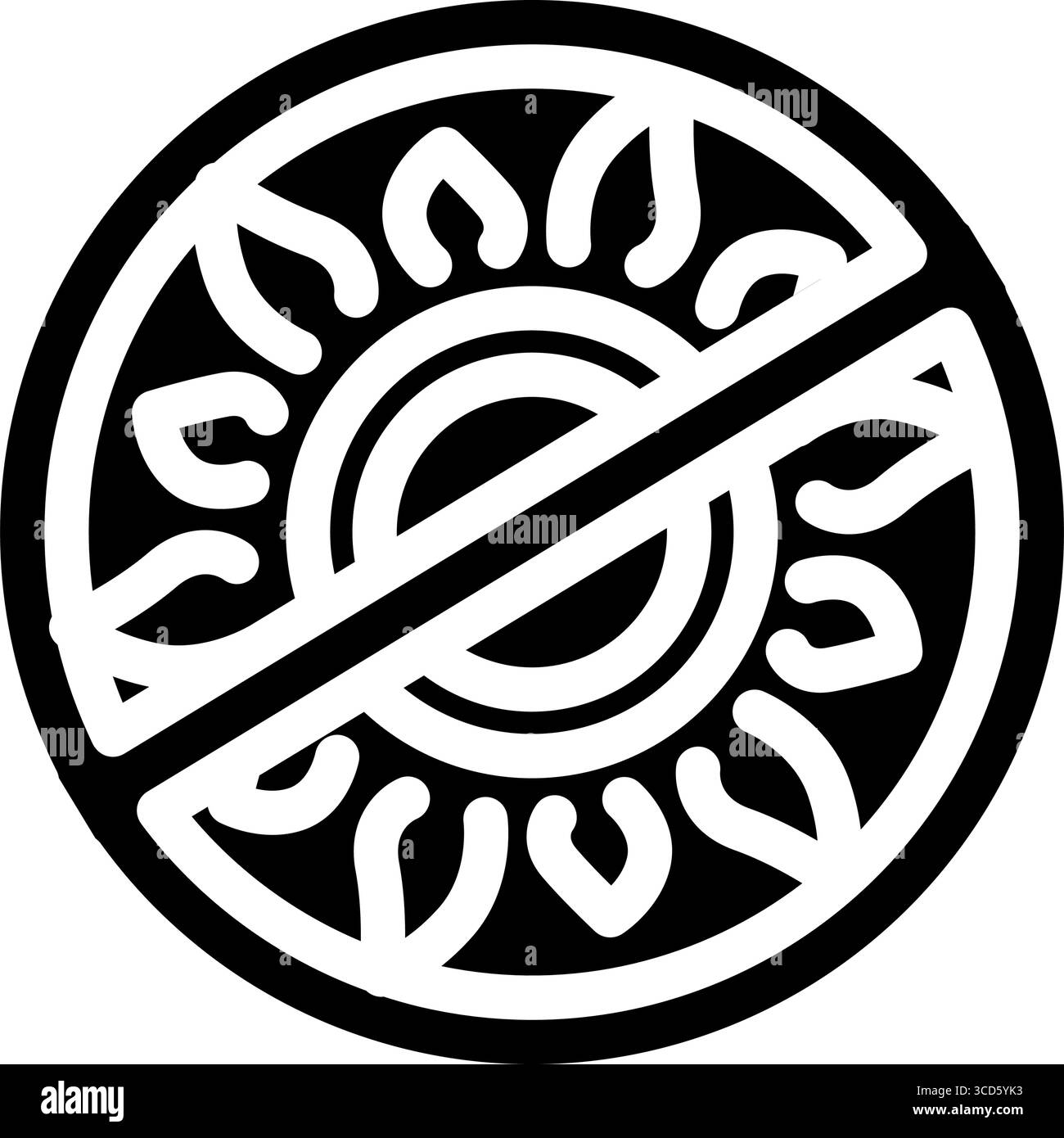 anti glare glyph icon vector illustration Stock Vector Image & Art - Alamy