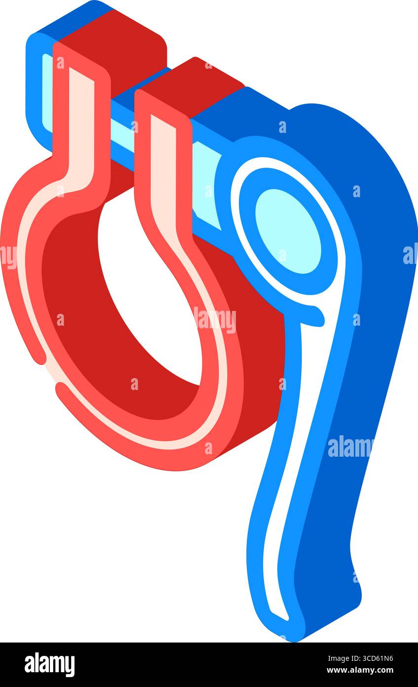 auto locking isometric icon vector illustration Stock Vector Image ...