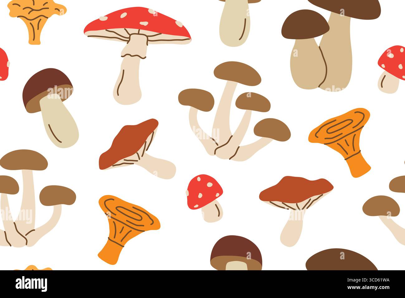 Saffron milk cap vector vectors Stock Vector Images - Alamy