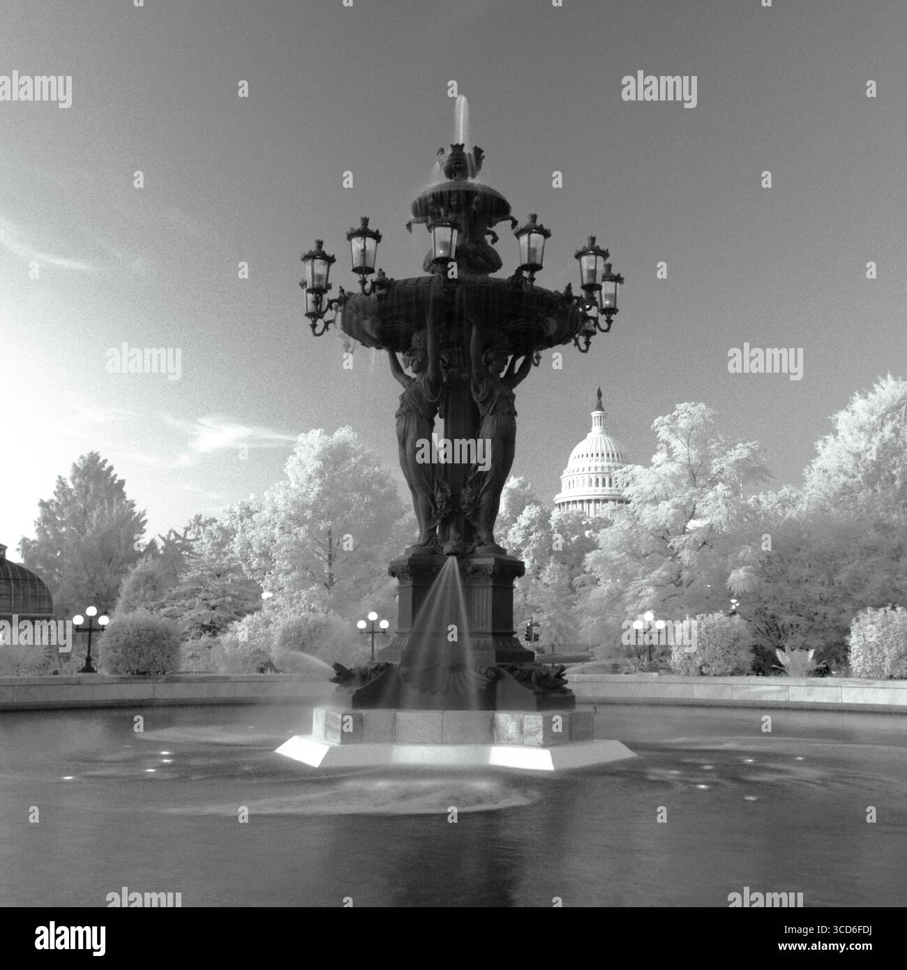 U.S. Capitol and Bartholdi Fountain Stock Photo - Alamy