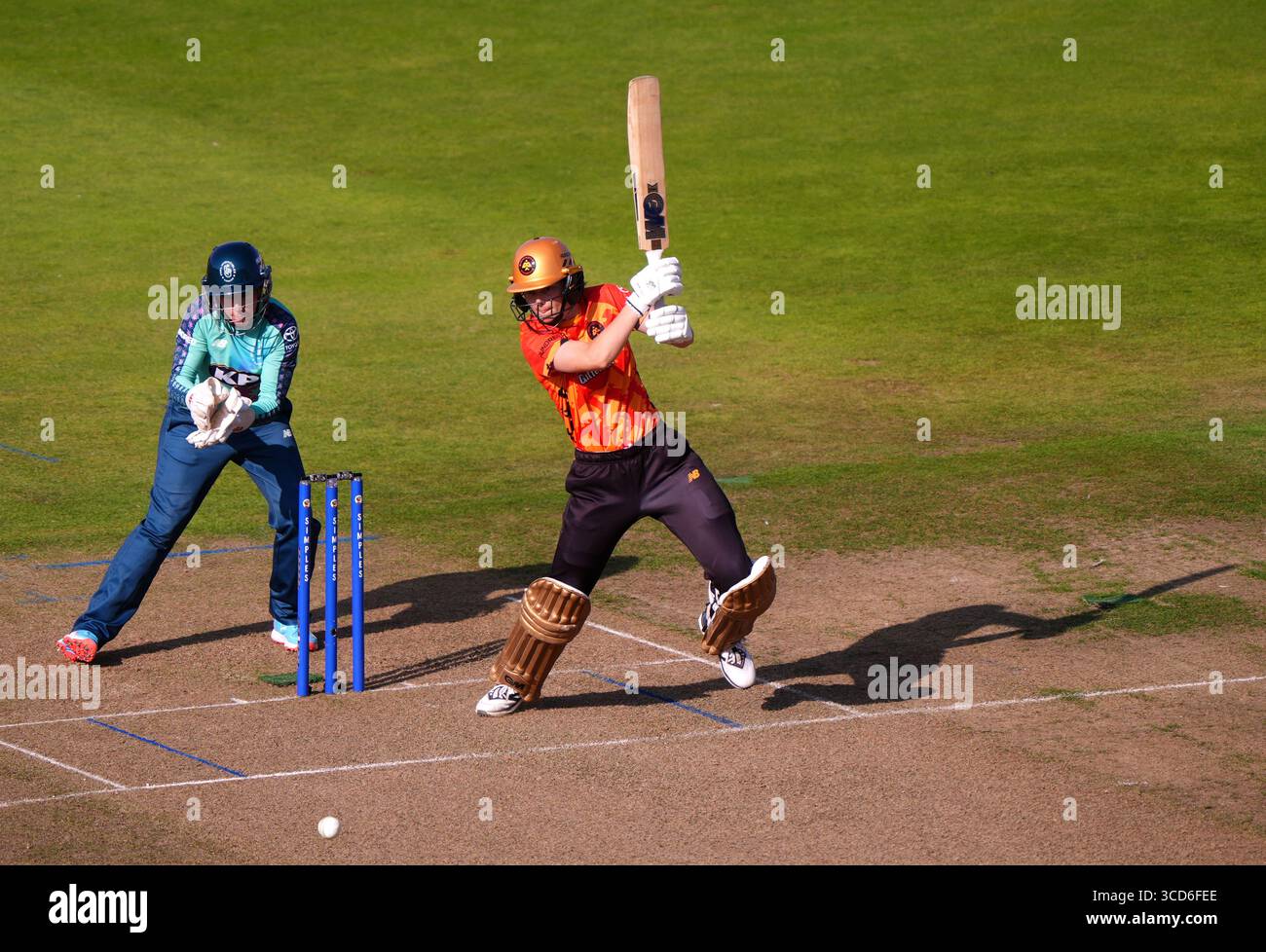 Birmingham Phoenix's Amy Jones batting during the Hundred Women's match ...