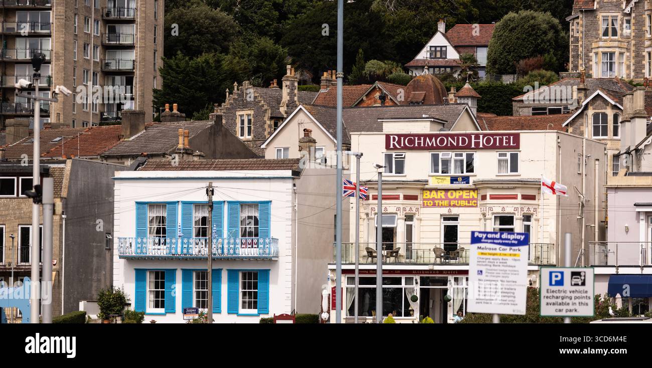 WESTON, UK - AUGUST 8, 2025 - Traditional English architecture ...