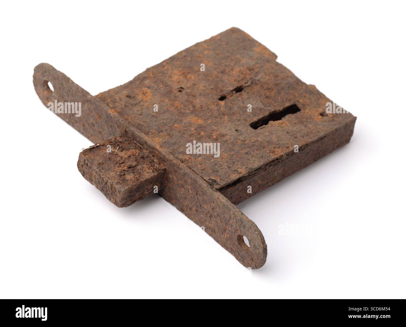Rustic lock on old Cut Out Stock Images & Pictures - Alamy