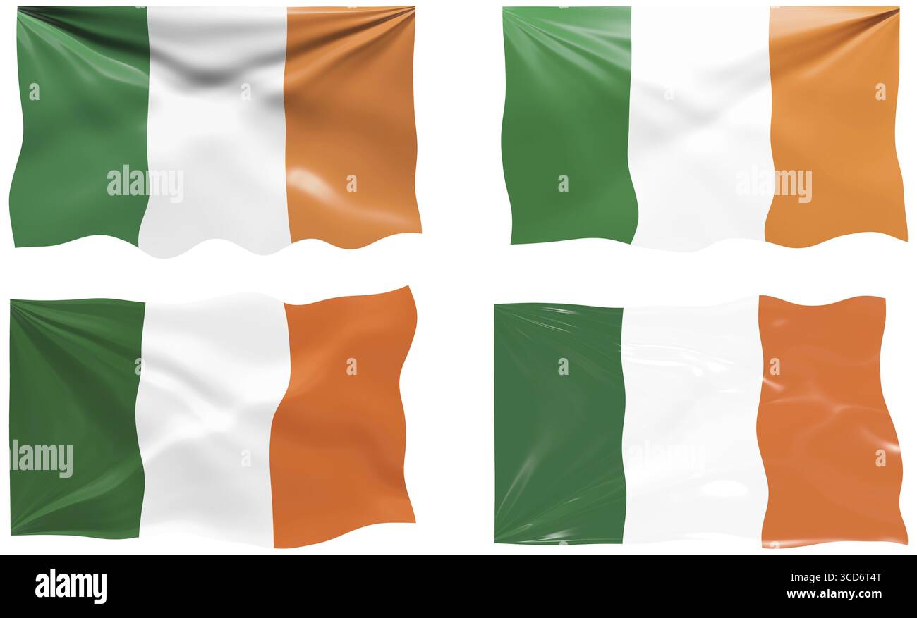 Irish flag symbol Cut Out Stock Images & Pictures - Alamy