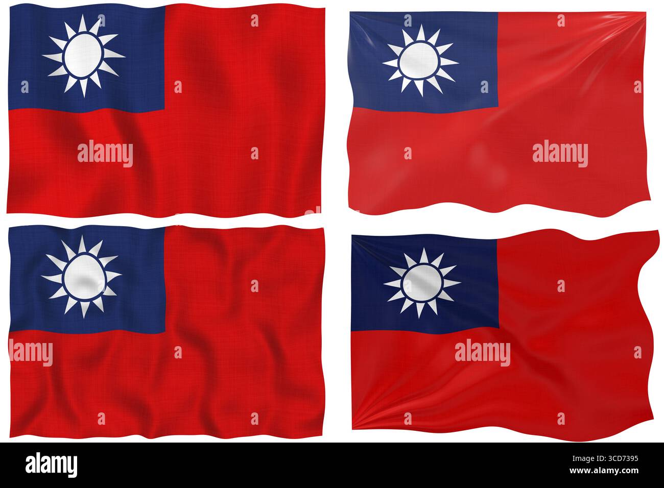 Great Image of the Flag of Republic of China Taiwan Stock Photo - Alamy