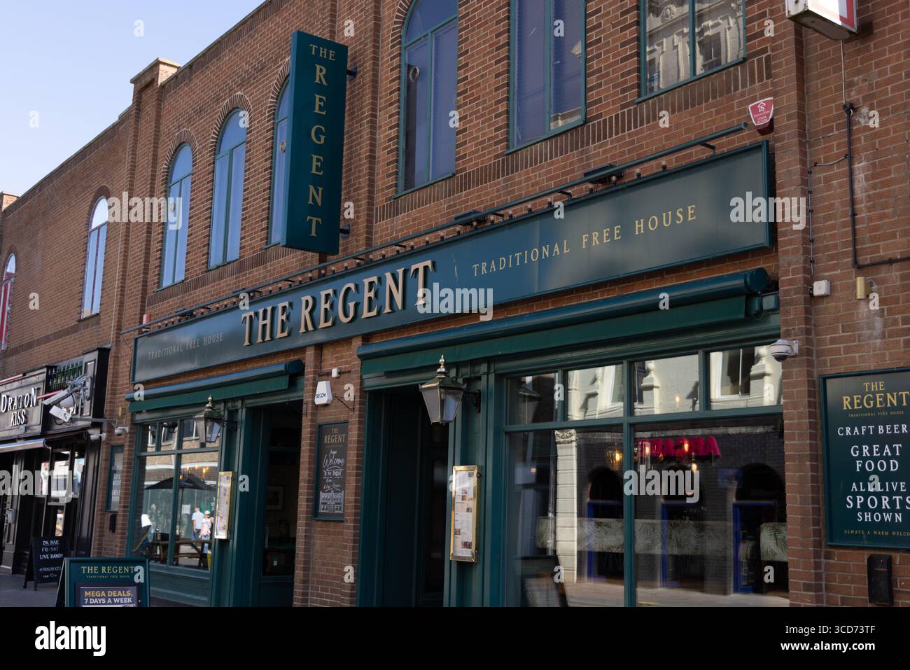 WESTON, UK - AUGUST 8, 2025 - Traditional British pub The Regent in ...