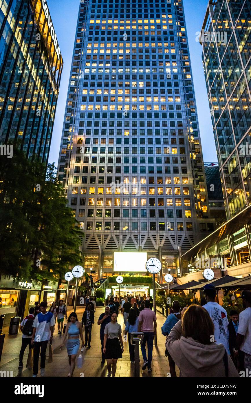 Six Public Clocks, public artwork by Konstantin Grcic in Reuters Plaza ...