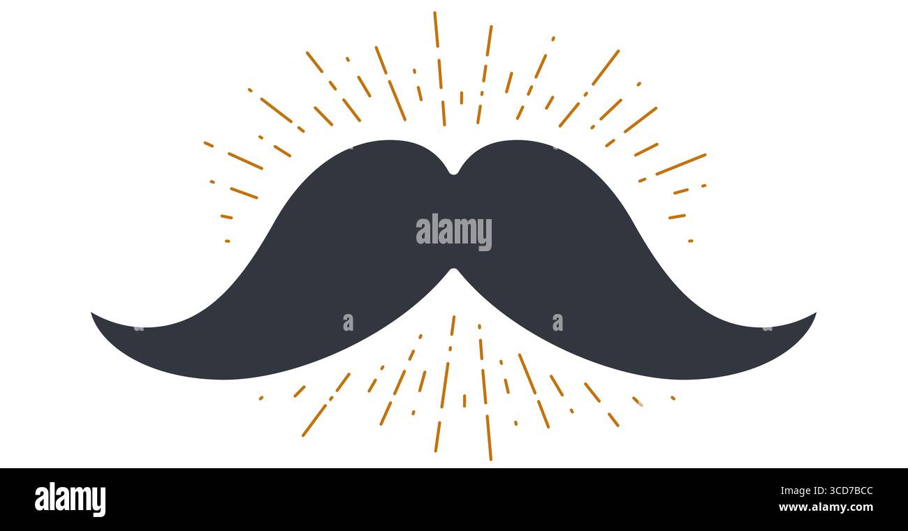 Mustache art Cut Out Stock Images & Pictures - Alamy