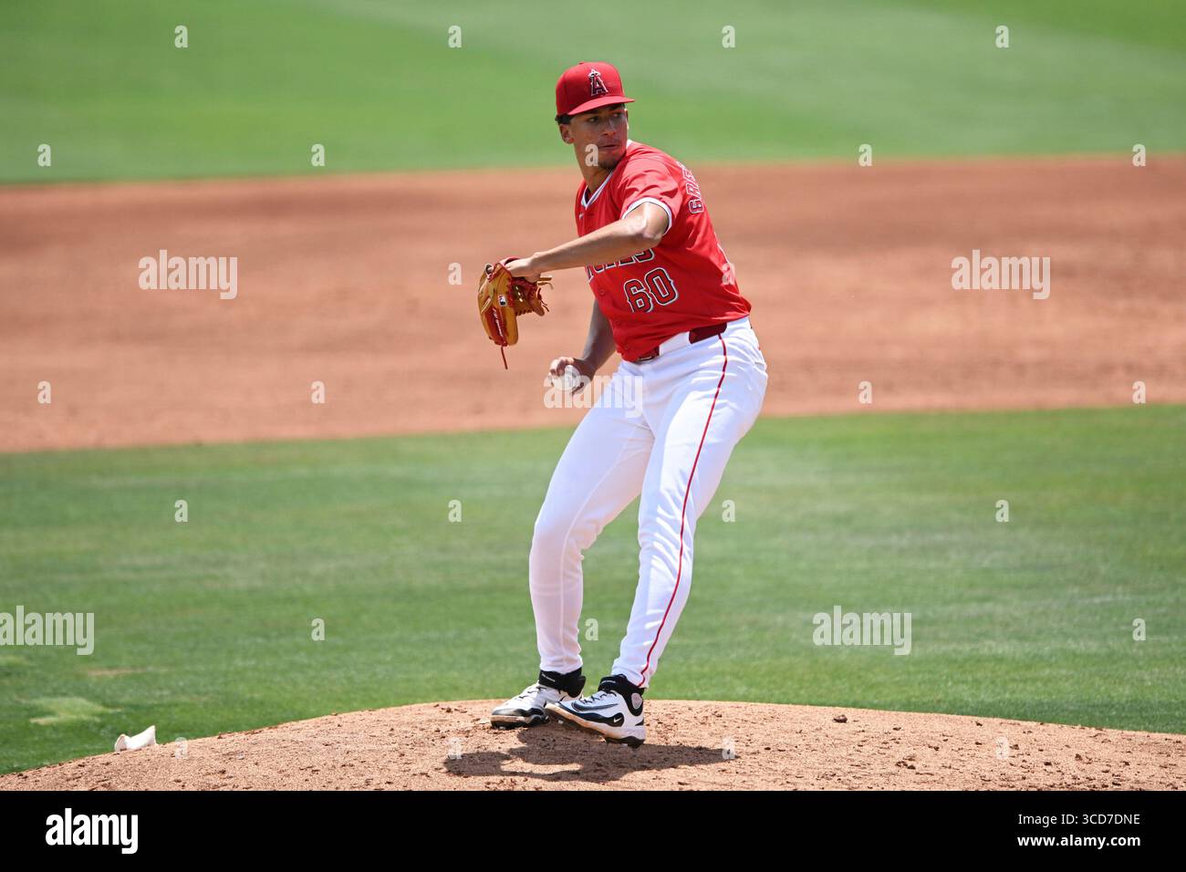 ACL Angels pitcher Trey Gregory-Alford (60) delivers a pitch during an ...