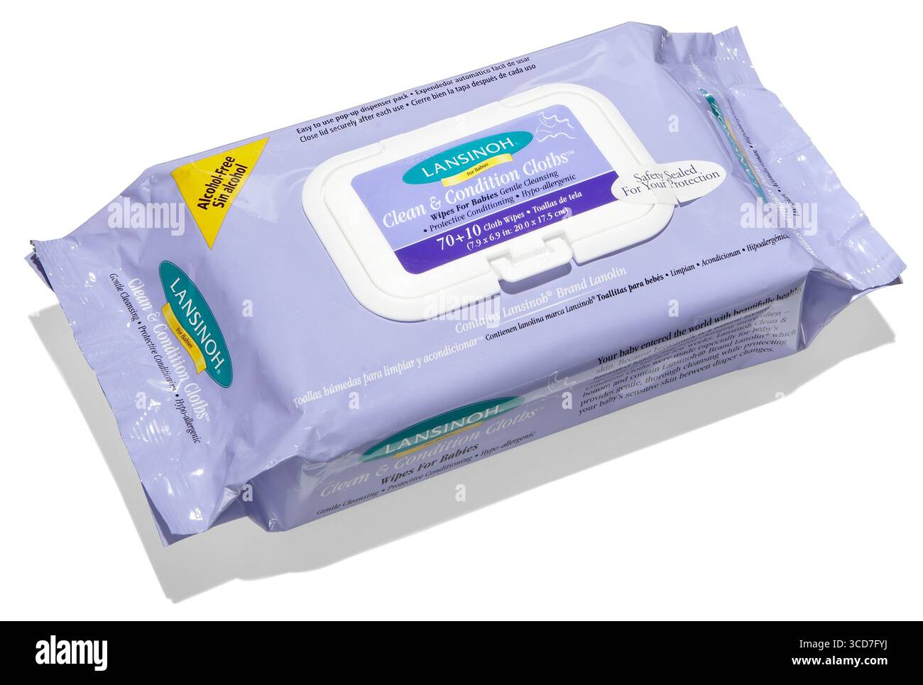 Alcohol free wet wipes hi-res stock photography and images - Alamy