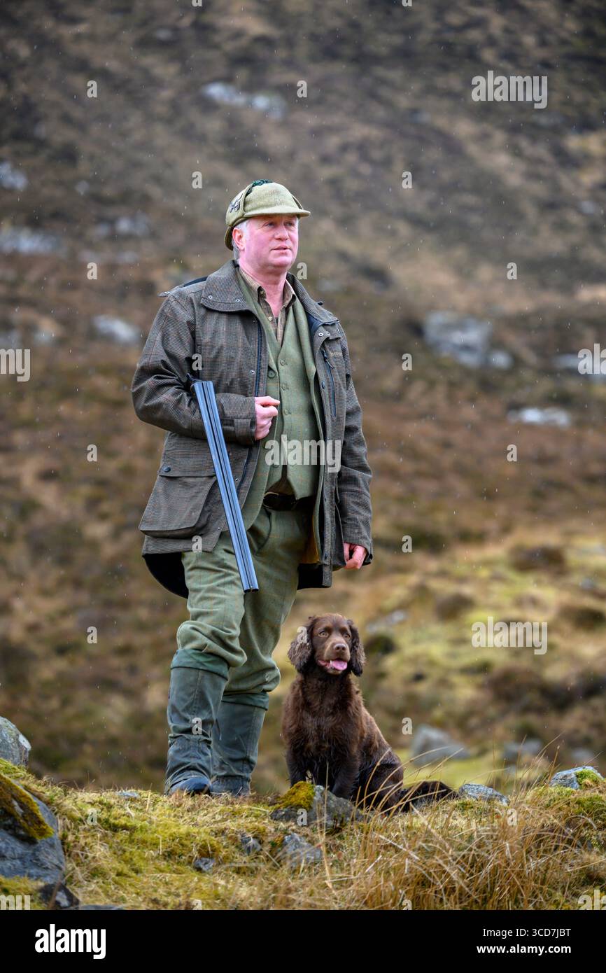 Chris Mcrae, fourth generation Gamekeeper at Eishken Estate on the Isle ...