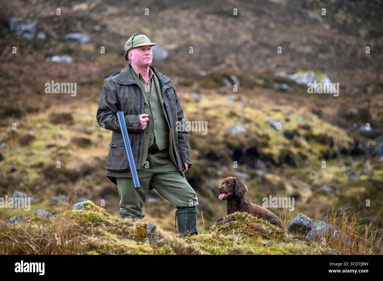 Chris Mcrae, fourth generation Gamekeeper at Eishken Estate on the Isle ...