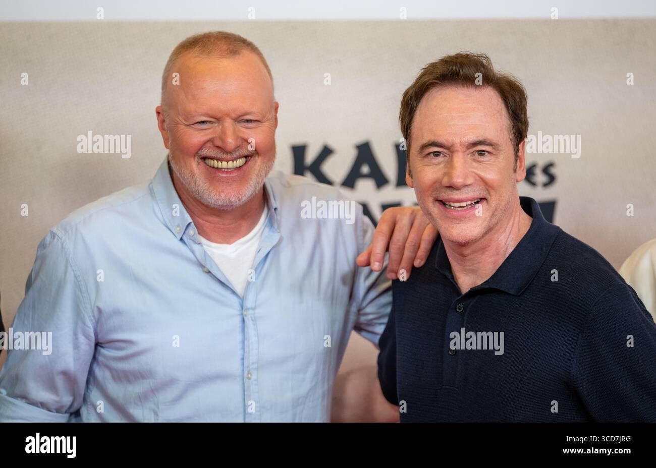 Munich, Germany. 08th Aug, 2025. Stefan Raab (l), entertainer, and ...
