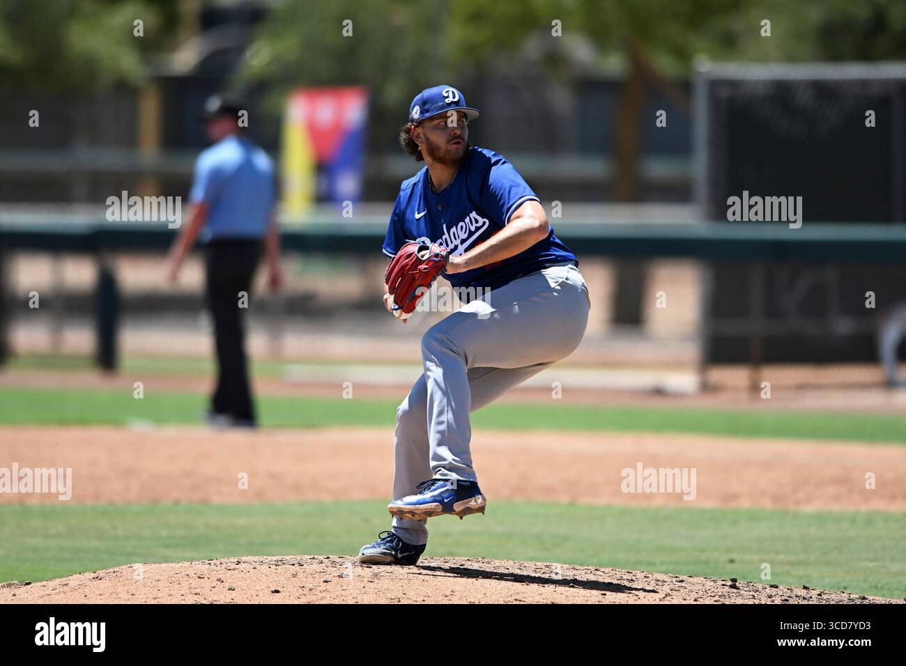 Los Angeles Dodgers pitcher Accimias Morales (96) delivers a pitch ...