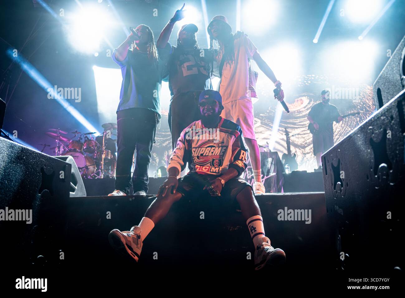 The Portuguese Hip-Hop group Wet Bed Gang, composed of the rappers Gson ...