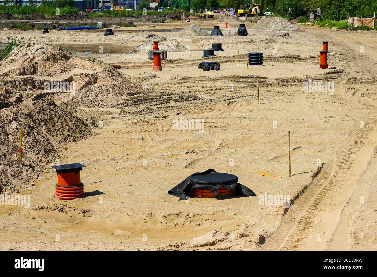 Clear zone drainage project hi-res stock photography and images - Alamy