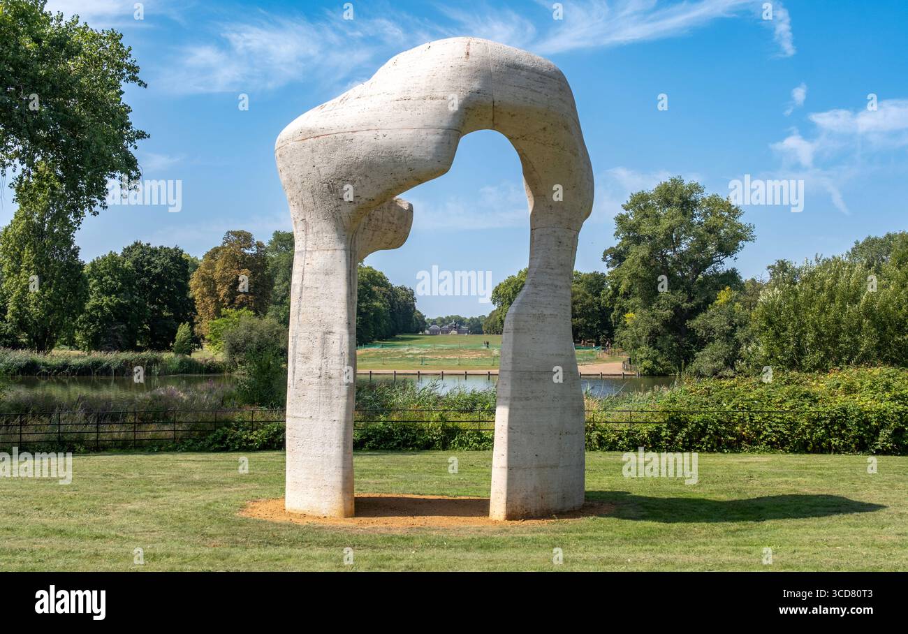 The Arch by Henry Moore in Kensington Gardens, London Stock Photo - Alamy