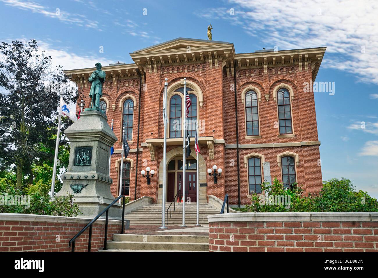 the Delaware County Courthouse, built in 1868. USA 2025 Stock Photo - Alamy