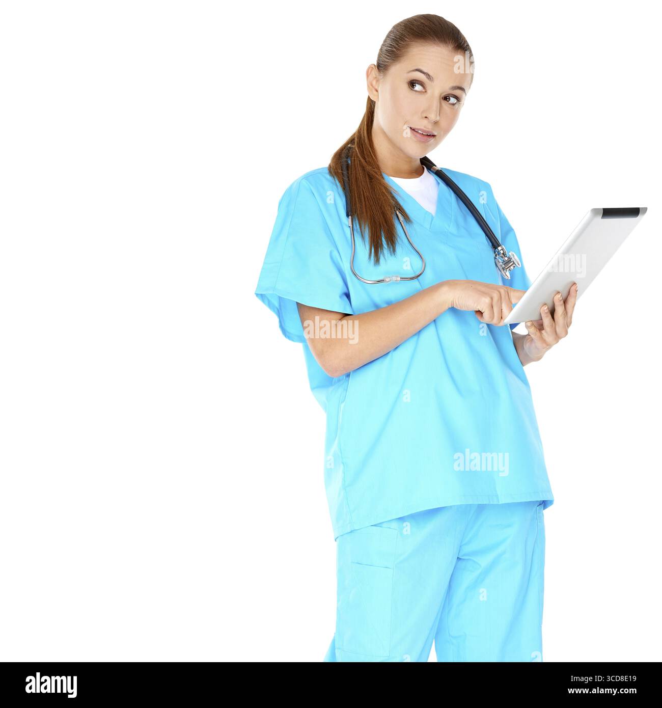 Professional doctor wearing light blue hi-res stock photography and ...