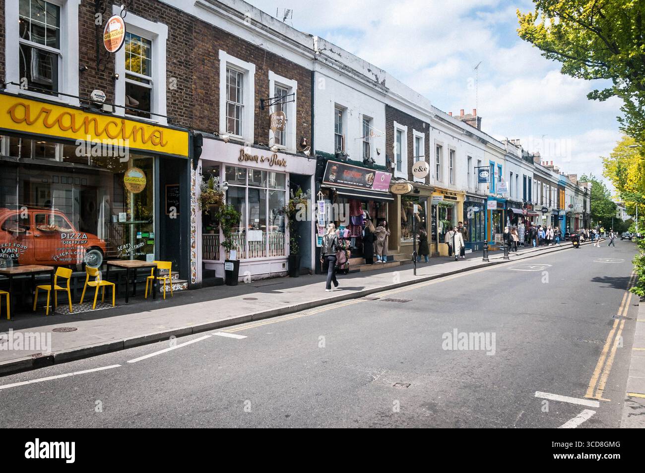 Shops of Portobello Road Stock Photo - Alamy