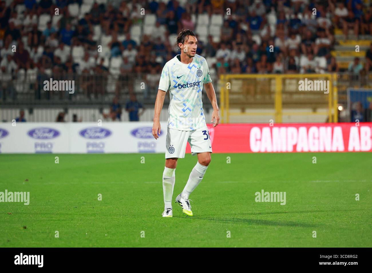 Matteo Darmian in action during the Pre-season friendly match between ...