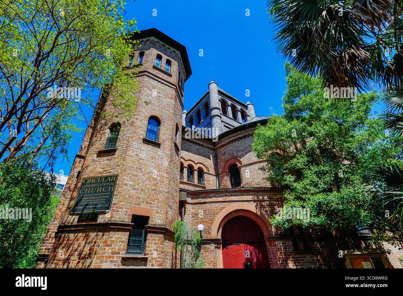circular church exterior in Charleston Stock Photo - Alamy