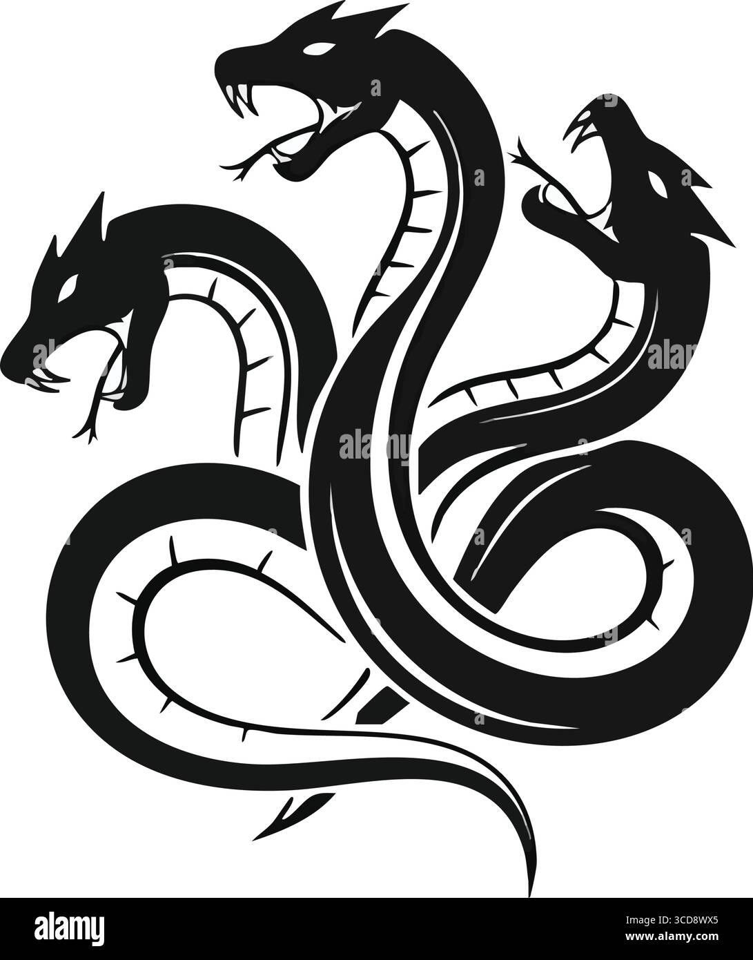 Fierce three headed hi-res stock photography and images - Alamy