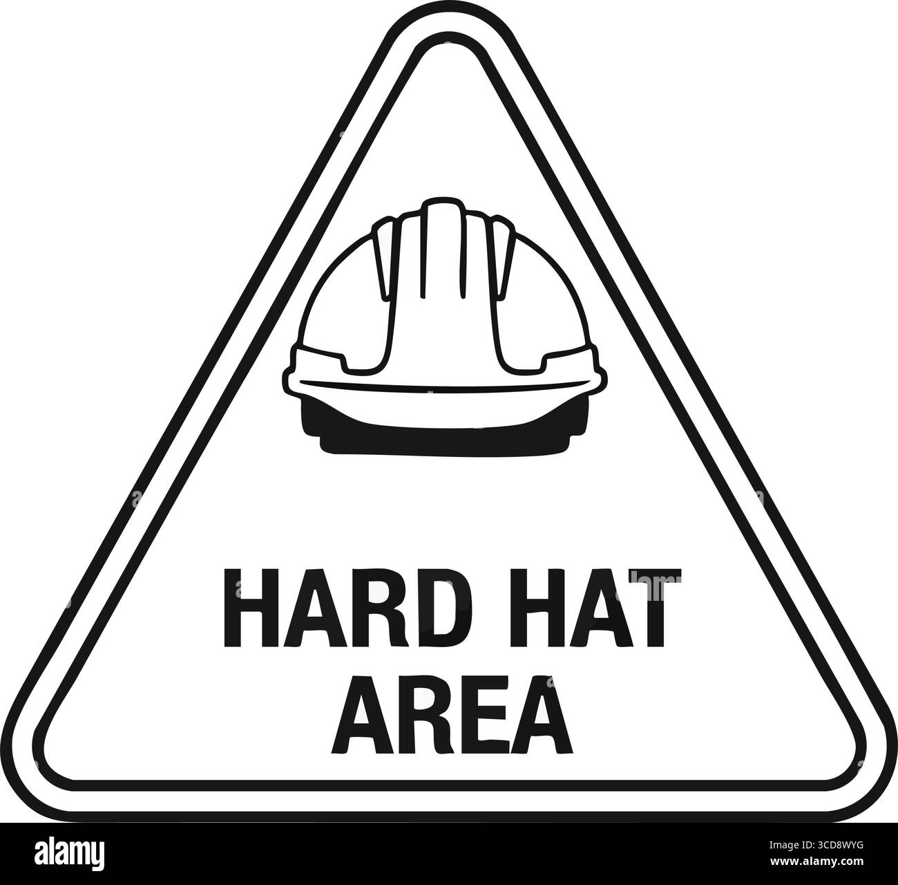 Construction area signage Stock Vector Images - Alamy