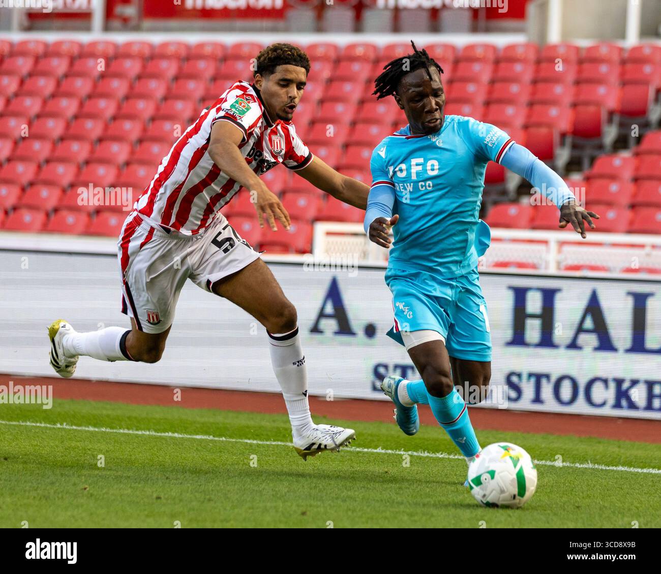12th August 2025; Bet365 Stadium, Stoke, Staffordshire, England; EFL ...