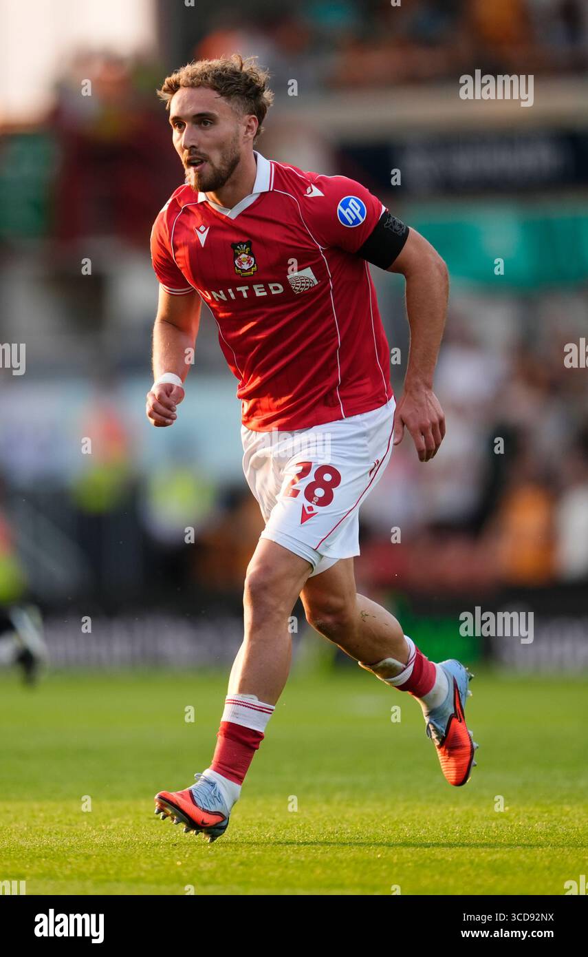 Wrexham's Sam Smith during the Carabao Cup first round match at SToK ...