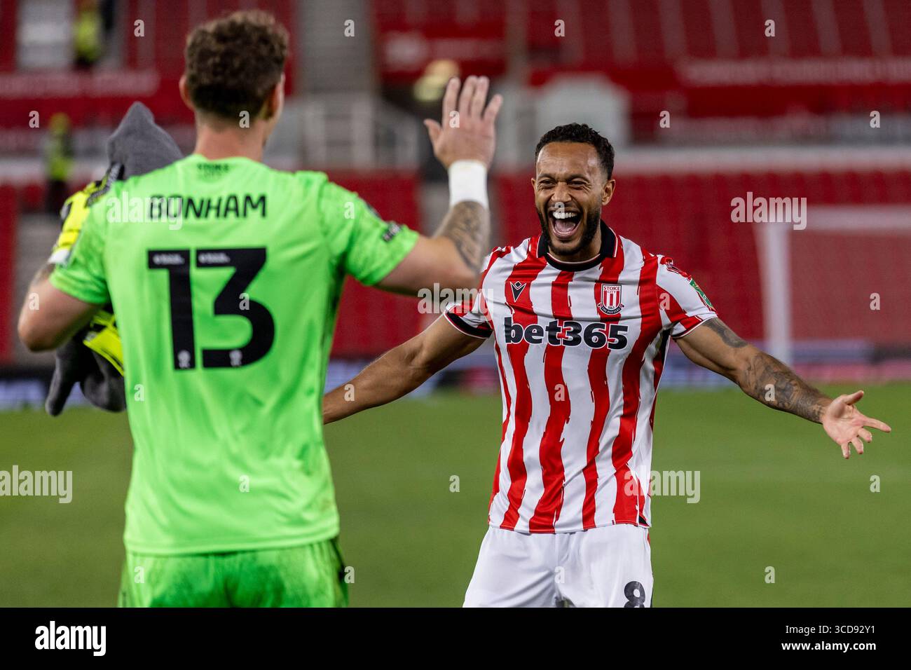 12th August 2025; Bet365 Stadium, Stoke, Staffordshire, England; EFL ...