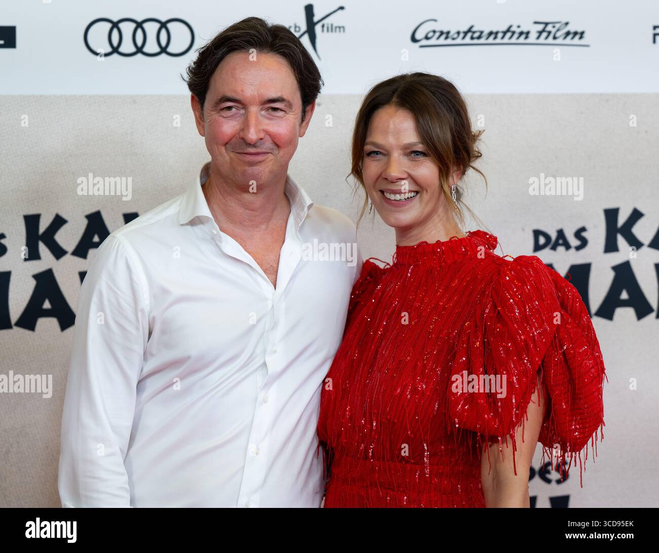 Munich, Germany. 12th Aug, 2025. Martin Bachmann and Jessica Schwarz ...