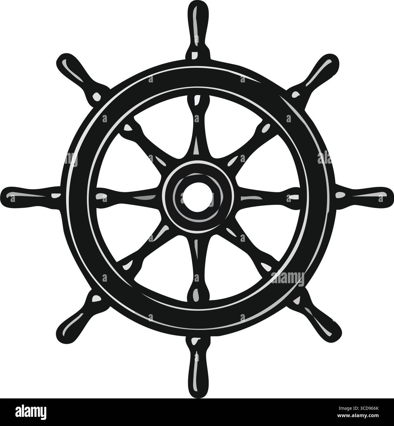 Black and white freedom of the seas Cut Out Stock Images & Pictures - Alamy